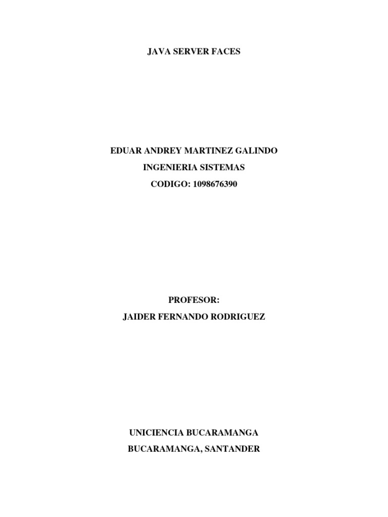 JSF 2.0 | PDF | Servidor web | Internet y web