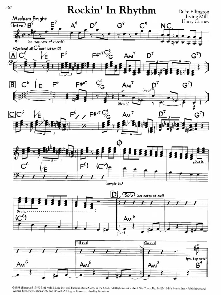 Rockin in Rhythm | PDF