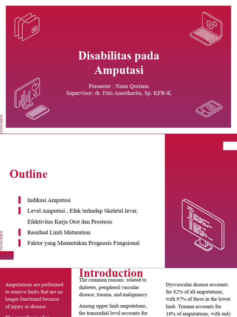 Disabilitas Pada Amputasi | PDF | Prosthesis | Anatomical Terms Of Motion