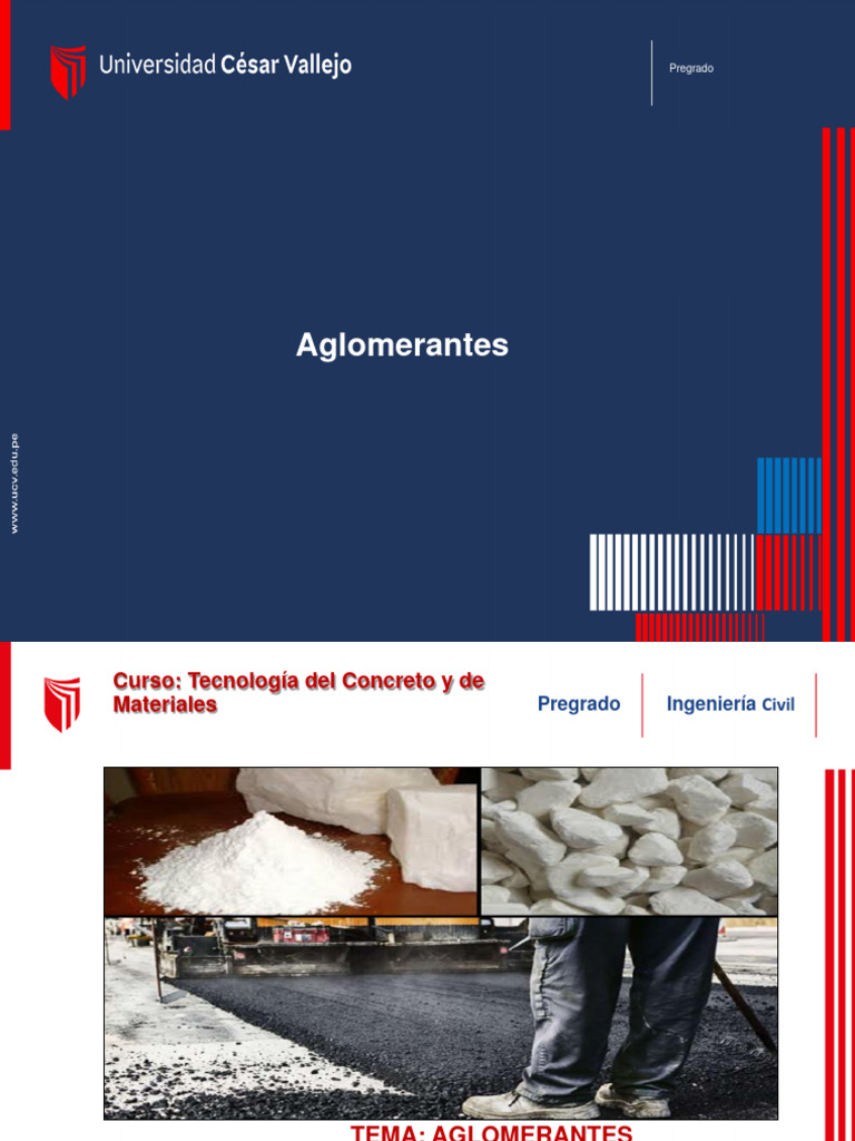 Aglomerantes | PDF | Lima (Material) | Hormigón