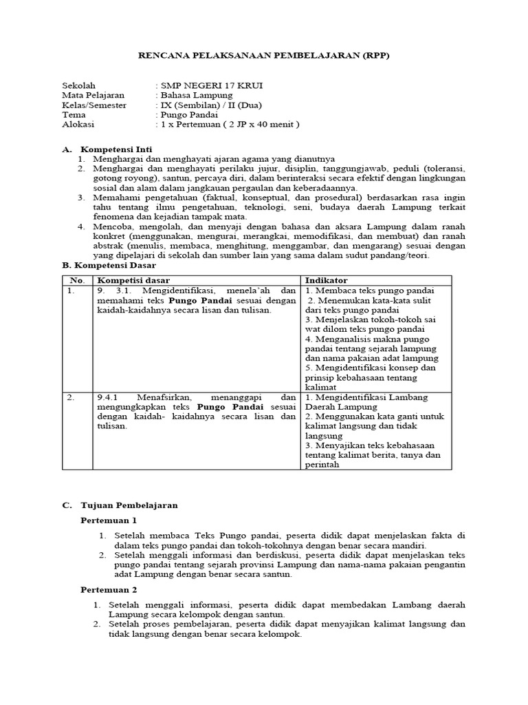 RPP PMM Bu Ririn | PDF