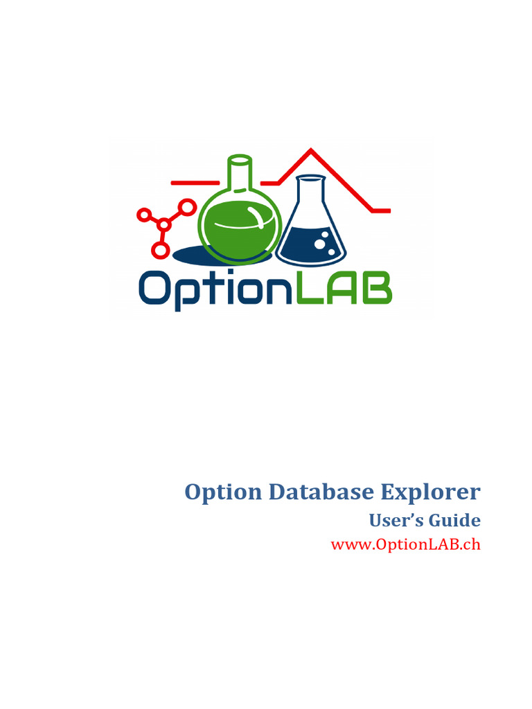 Option Lab - User's Guide | PDF | Greeks (Finance) | Option (Finance)