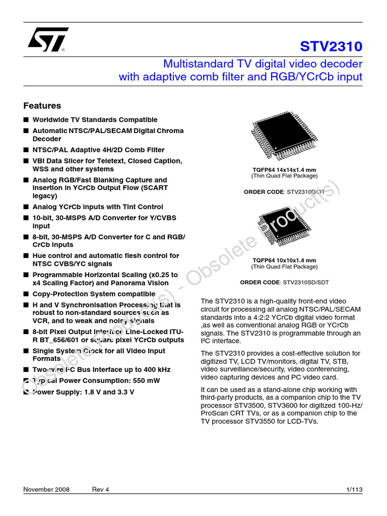 STV 2310 | PDF | Video | Filmmaking