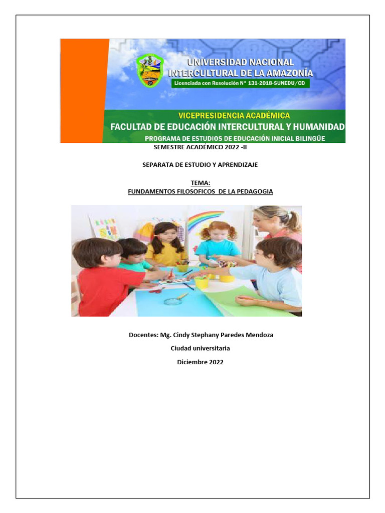 Fundamentos De La Pedagogia Pdf Pedagogía Aprendizaje 7025