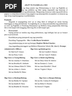 Tagalog Recognition Emcee Script - 013151 | PDF