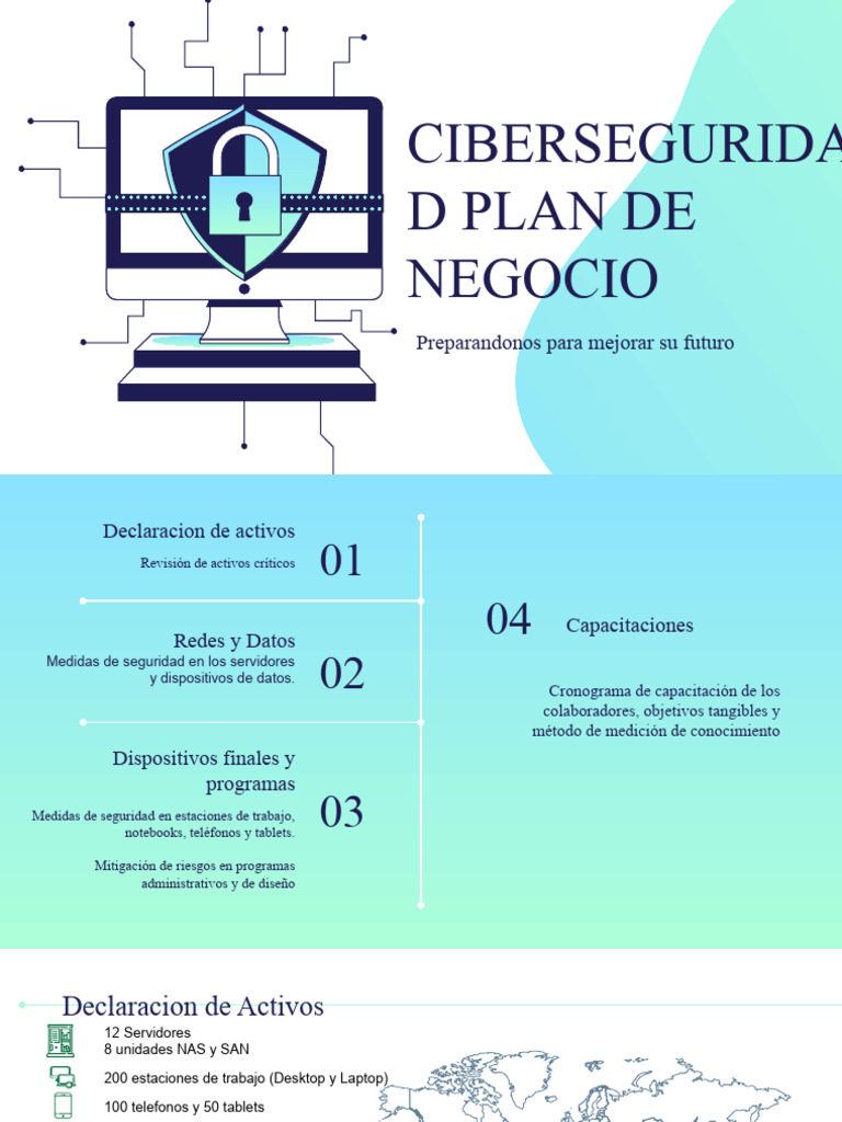 Cyber Security Business Plan by Slidesgo | PDF | Contraseña | Cifrado