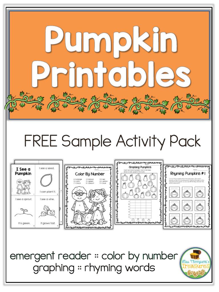 Free Pumpkin Printables | PDF | Pumpkin