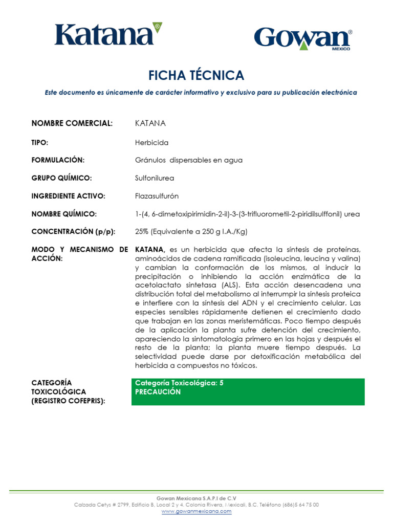 Katana ft-060 1s | PDF | Agua | Detergente