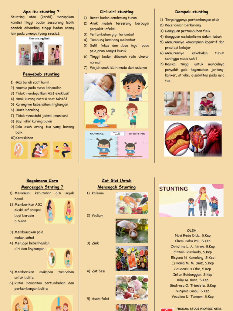 Leaflet Stunting | PDF