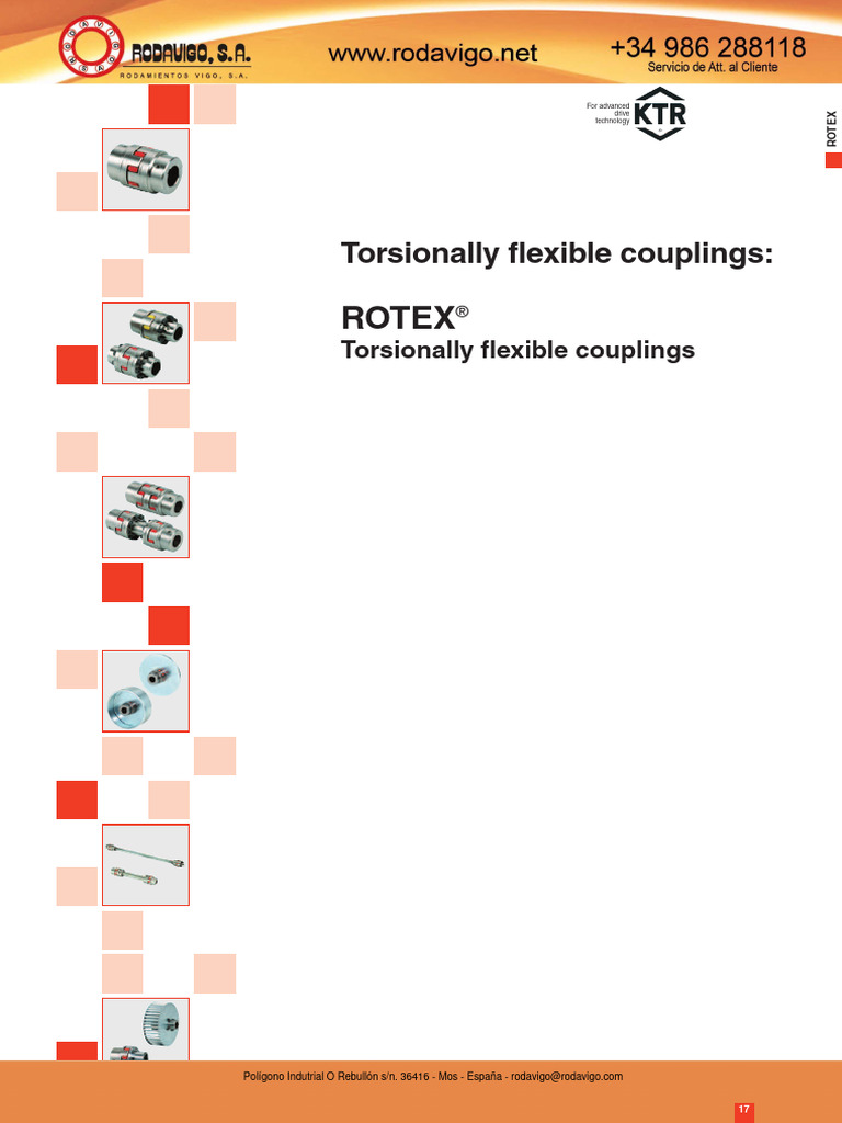 RODAVIGO ACOPLAMIENTOS 14 Acoplamientos Elasticos Con Estrella ROTEX-2 | PDF | Mechanics ...