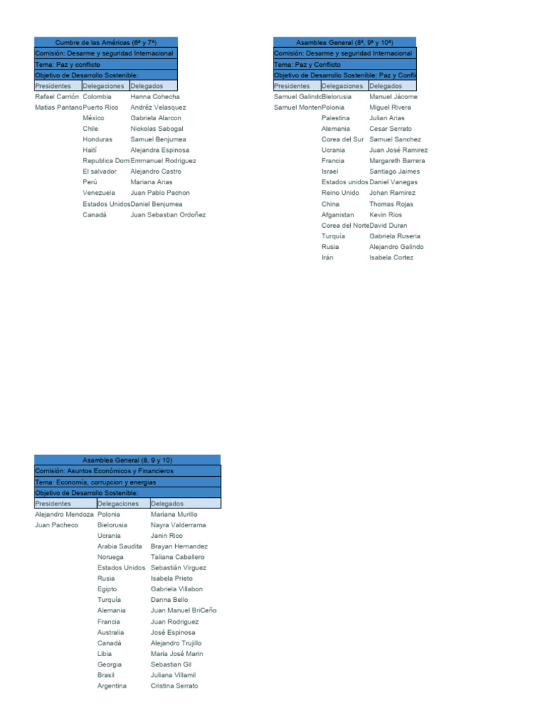 Comisiones y Delegaciones | PDF