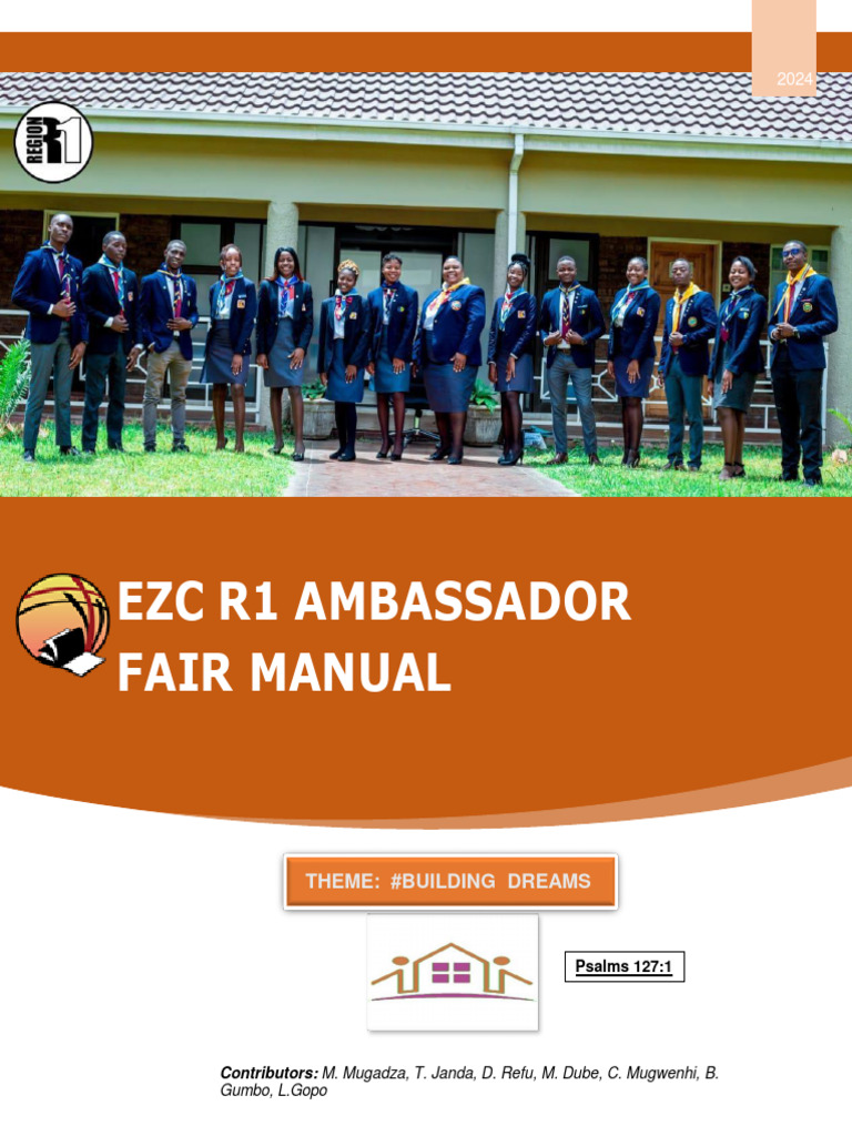 EZC R1 Ambassador Fair Manual 2024 | PDF | Solar Panel | First Aid