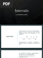 Qué Son Los Intervalos | PDF | Intervalo (Matemáticas) | Matemática Elemental