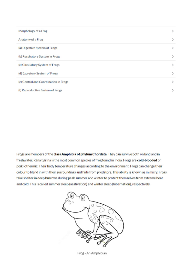 Frog | PDF