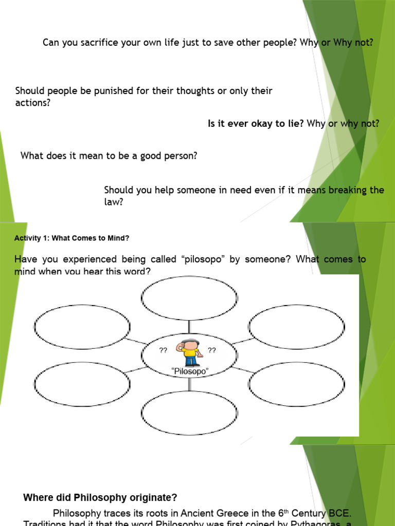 Philo 1st Lesson 1st Q | PDF