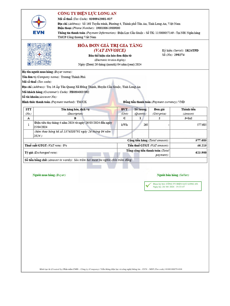 XemHoaDon HoaDon | PDF