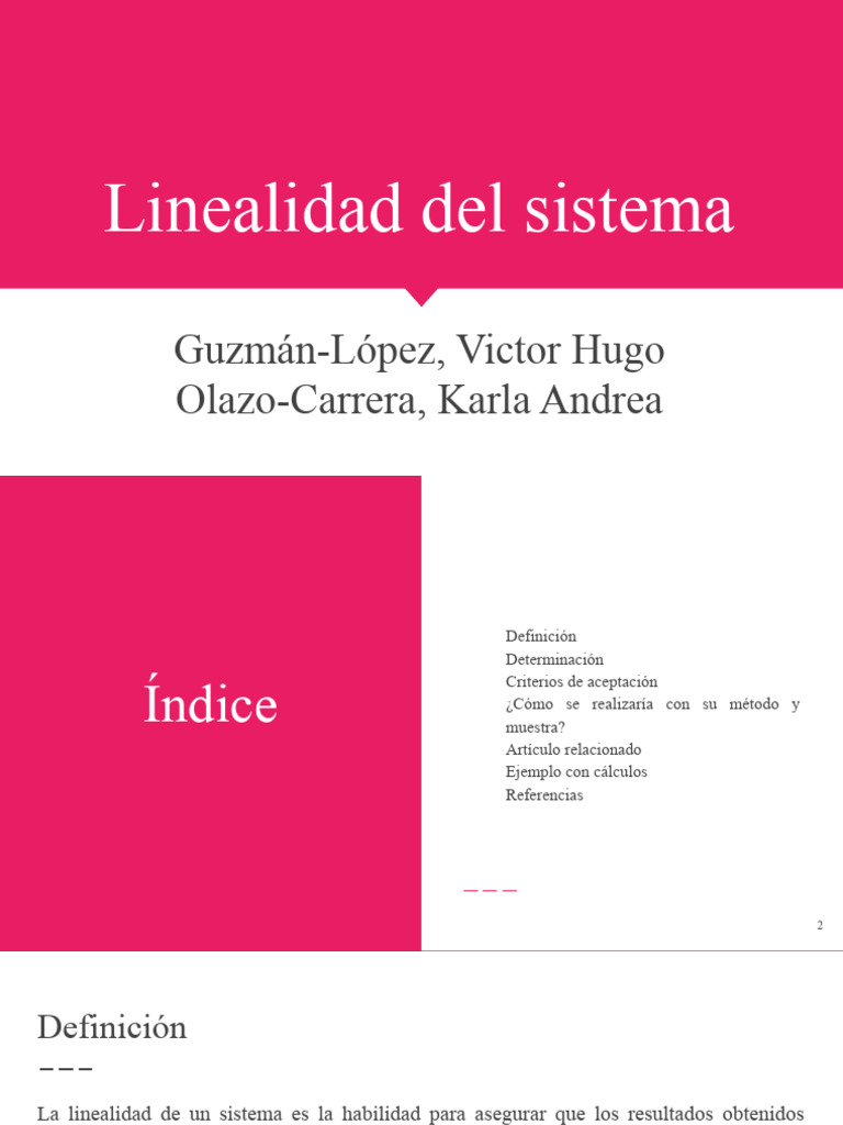 Linealidad Del Sistema | PDF | Linealidad | Mínimos cuadrados