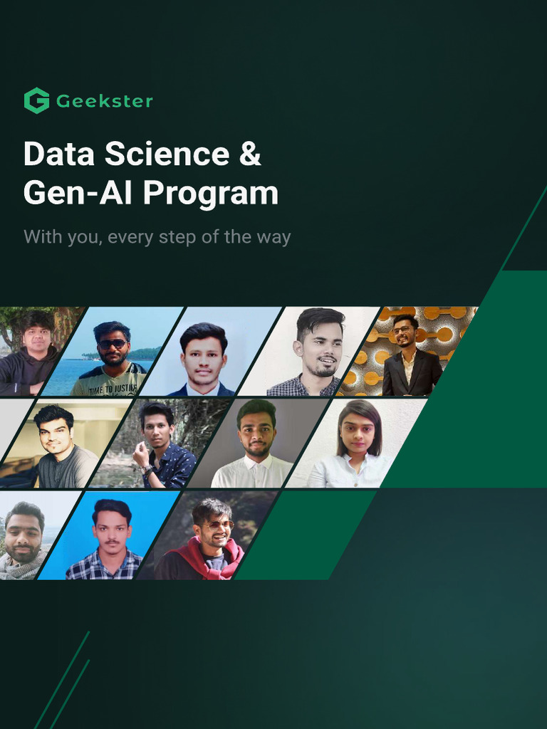 Data Science & Gen-AI Program Overview | PDF | Machine Learning | Databases
