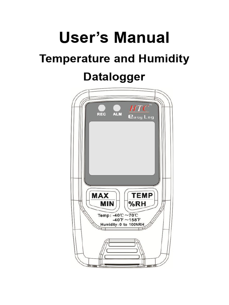 easy-log | PDF | Humidity | Building Automation