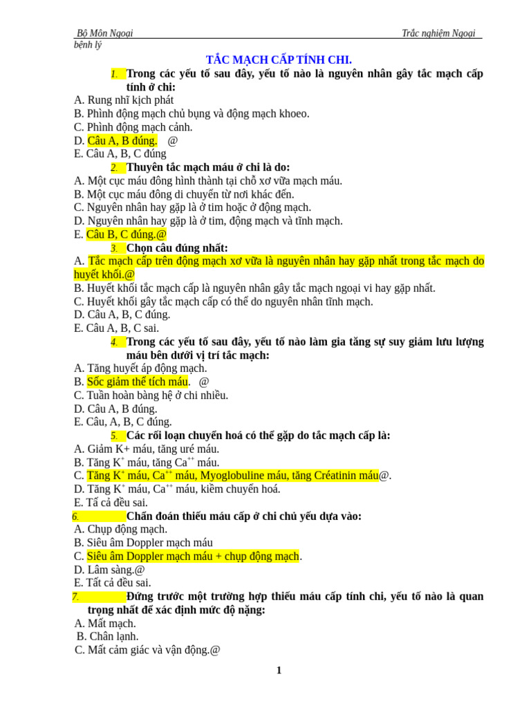 (123doc) - 1200-Cau-Trac-Nghiem-Ngoai-Benh-Ly-Nganh-Y-Theo-Bai-Co-Dap-An-Full | PDF