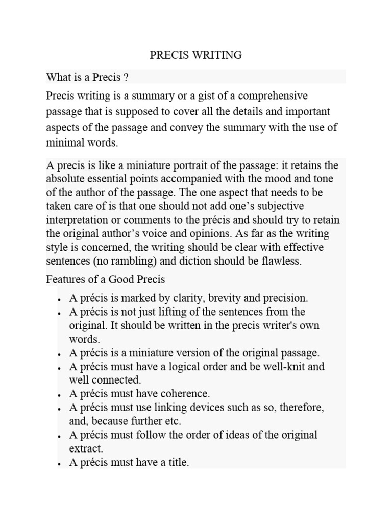 Precis Writing | PDF | Earthquakes