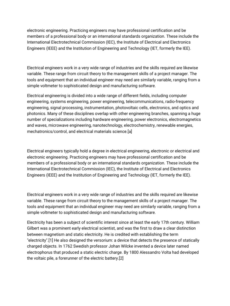 Electronic engi-WPS Office | PDF | Electrical Engineering | Physical Sciences