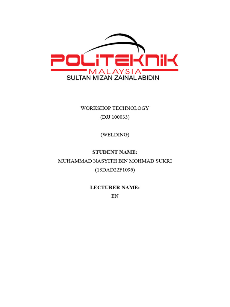 Workshop Technology | PDF