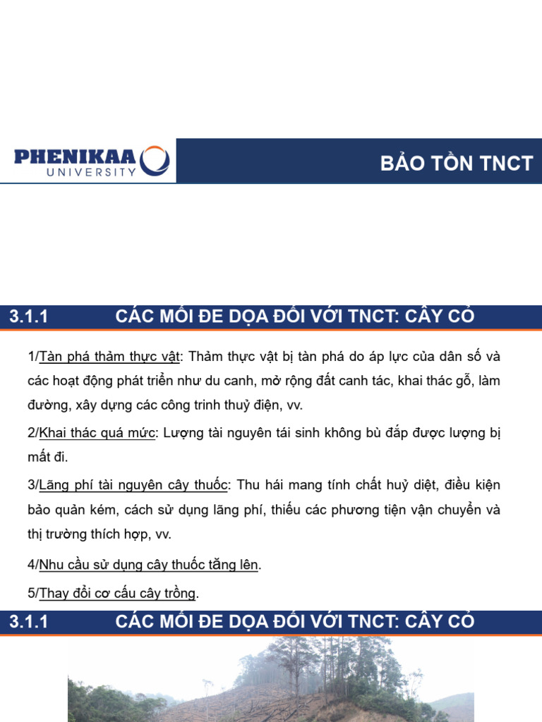 3. Bảo tồn TNCT | PDF
