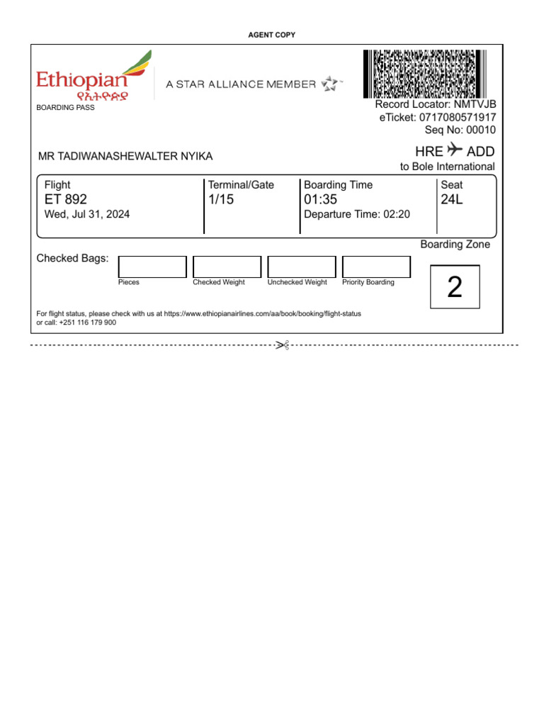 ET 892 Flight Status Information | PDF | Airport | Aviation