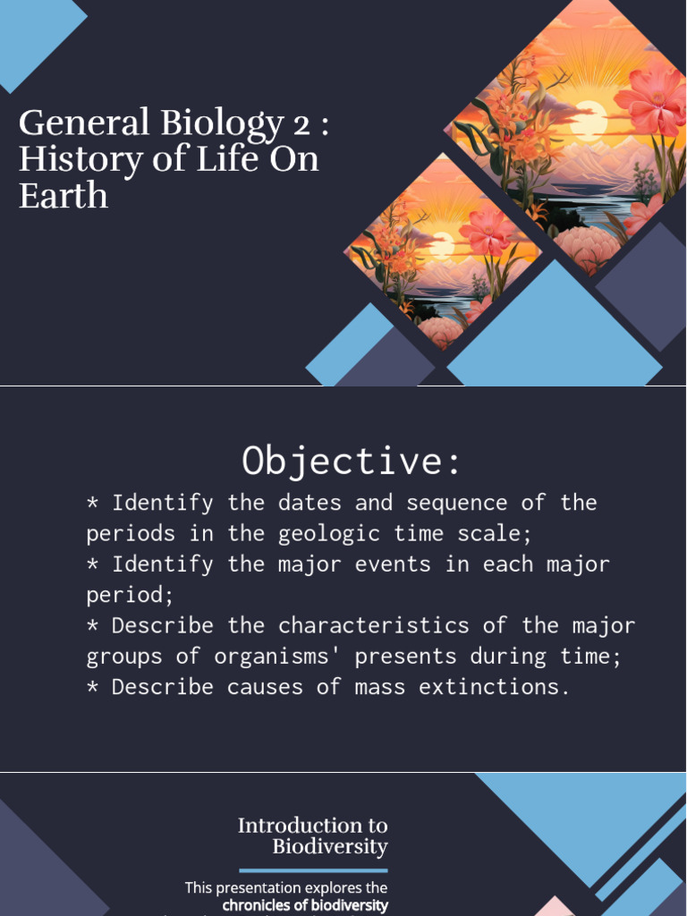 Slidesgo Chronicles of Biodiversity An Overview of Earths Geological ...