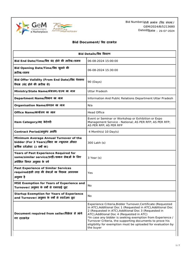 Bid Document | PDF | Auction | Procurement