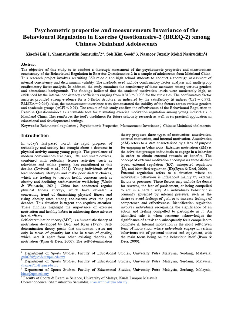 7-RPD 33 (3) 2024final (Si-15 - ) - (SI-15 - ) RPD-1466-Malaysia | PDF | Psychometrics ...