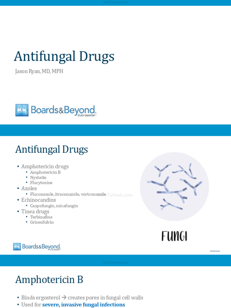 Antifungal Drugs Atf | PDF | Medical Specialties | Clinical Medicine