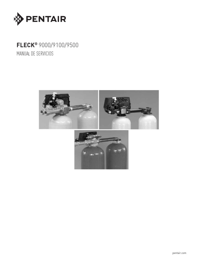 S Fleck 9000 9100 9500 Manual | PDF | Tanques | Agua