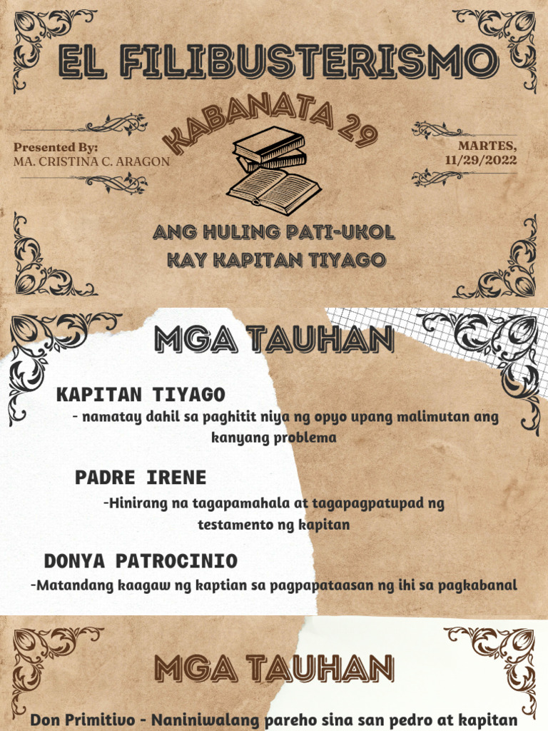 Kabanata 29 - El Fili | PDF