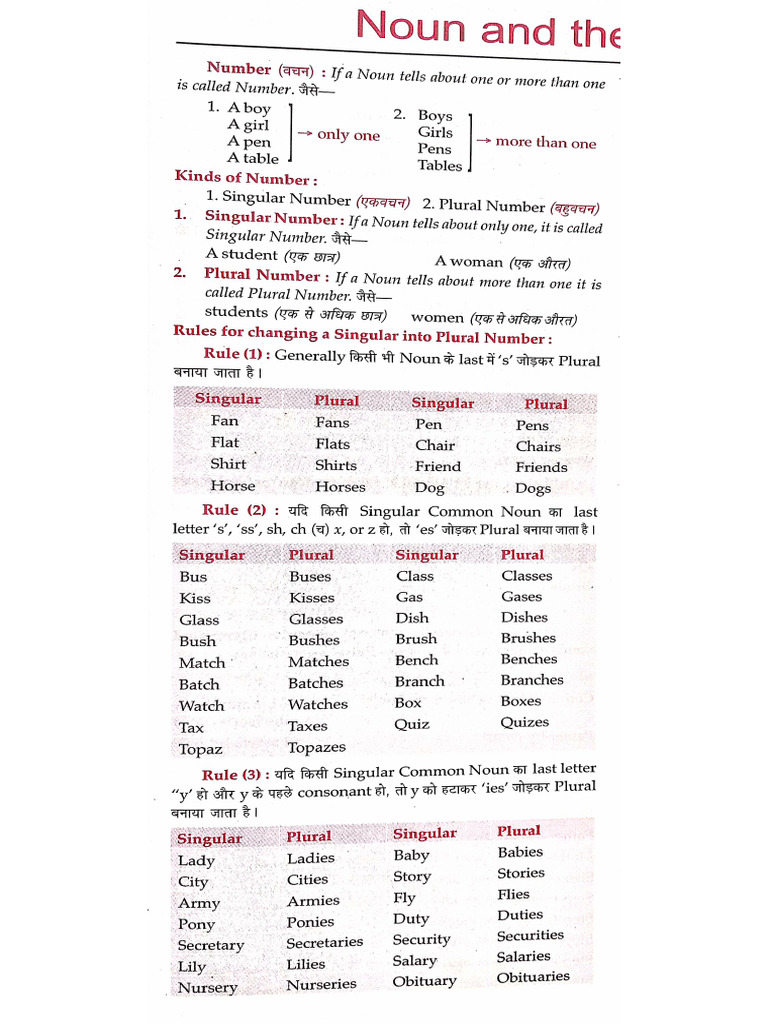 Noun and Number Lucent | PDF