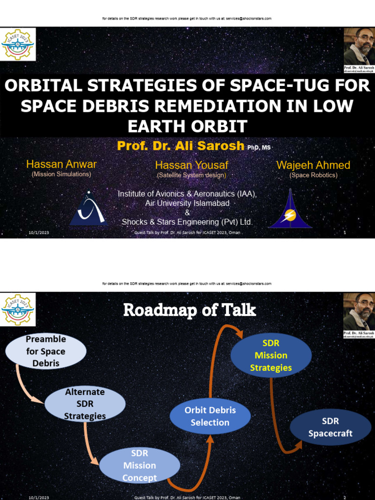 Orbital Startegies For SDR in LEO - TRUNC - Prof DR Ali Sarosh | PDF | Space Debris | Satellite