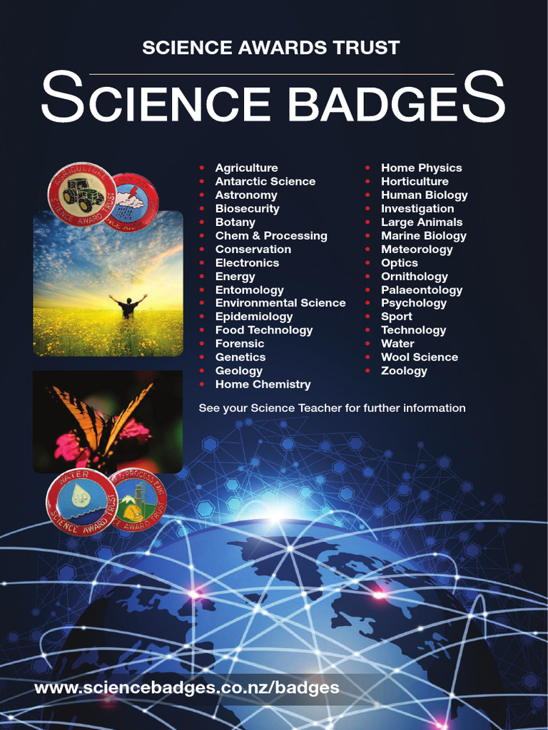 A4 Science Badge Poster 1 | PDF | Science & Mathematics