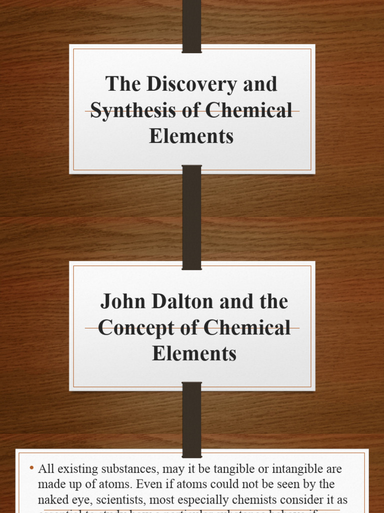 The Discovery and Synthesis of Chemical Elements | PDF | Nuclear ...