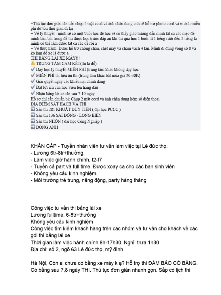 BẰNG LÁI XE | PDF