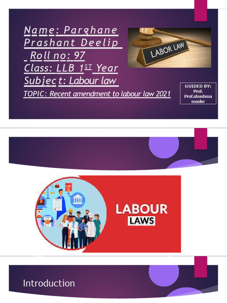 Labour Law | PDF | Labour Law | Employment