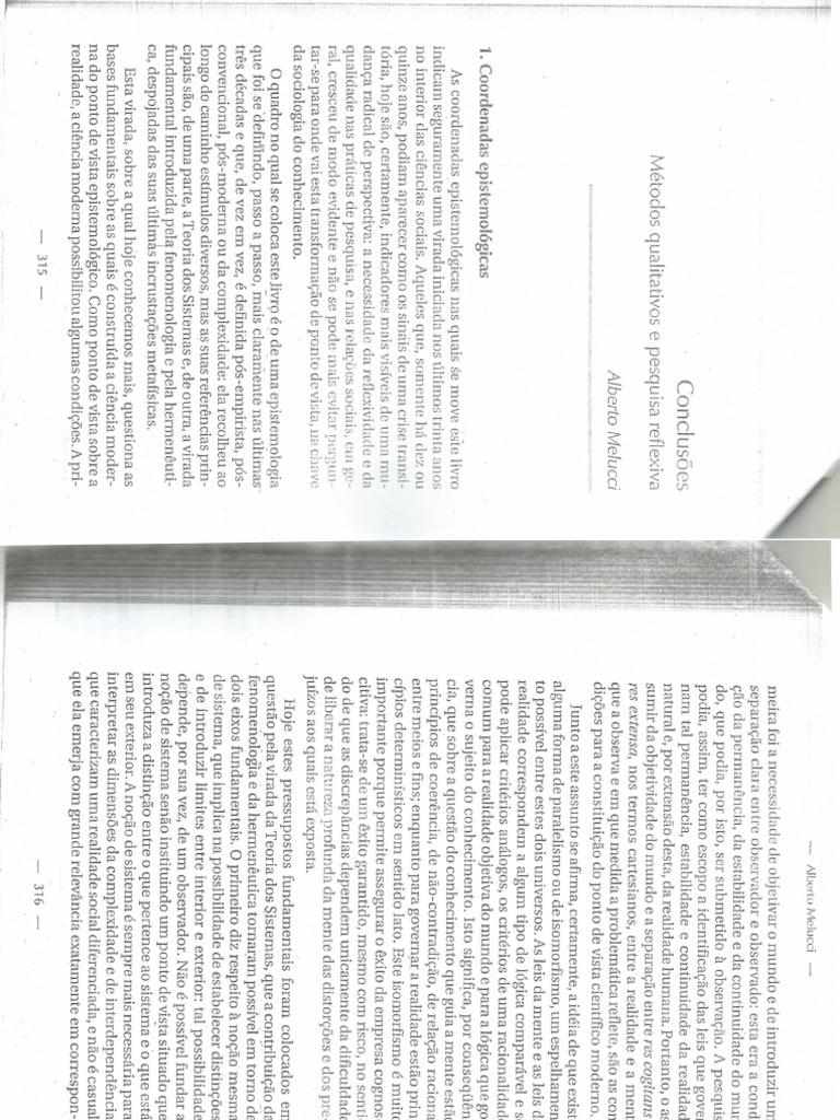 Texto de Alberto Melucci | PDF