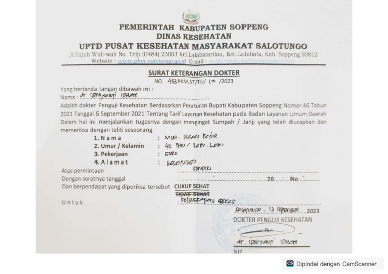 Muh. Irfan Kadir Sehat | PDF