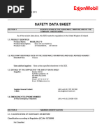 Safety Data Sheet: Product Name: Mobil Polyrex em | PDF | Toxicity ...