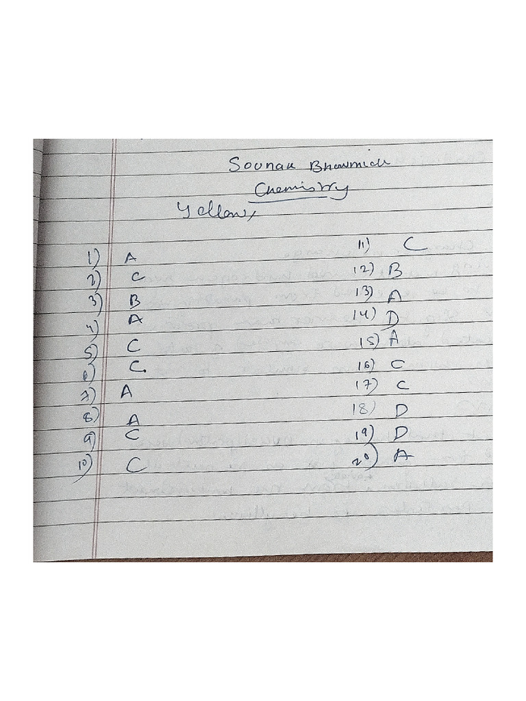 Yellow, Chemistry | PDF