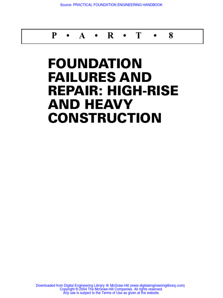 Foundation Failures and Repair | PDF | Deep Foundation | Foundation ...
