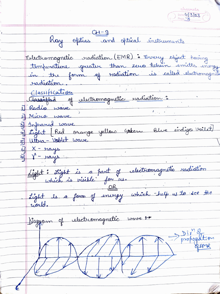 12th Phy. Ray Optics and Optical Instruments | PDF