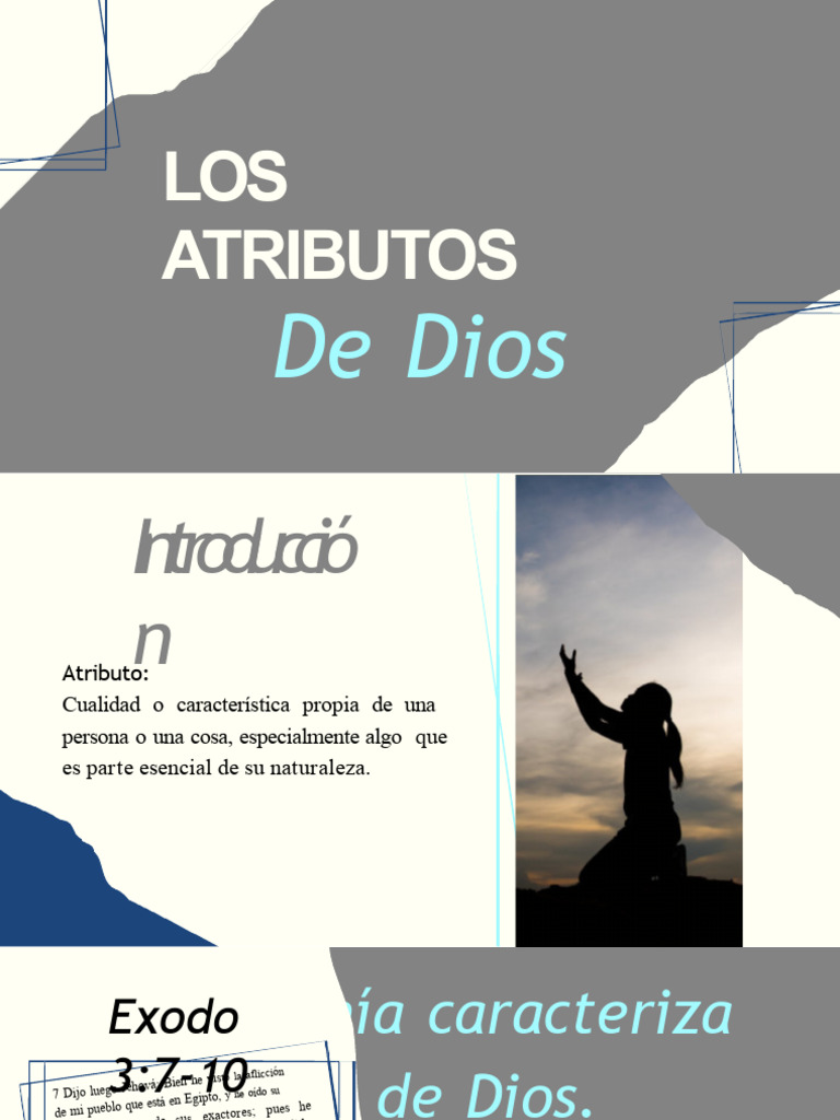 Los Atributos de Dios 2 | PDF | Dios | Creencia religiosa y doctrina