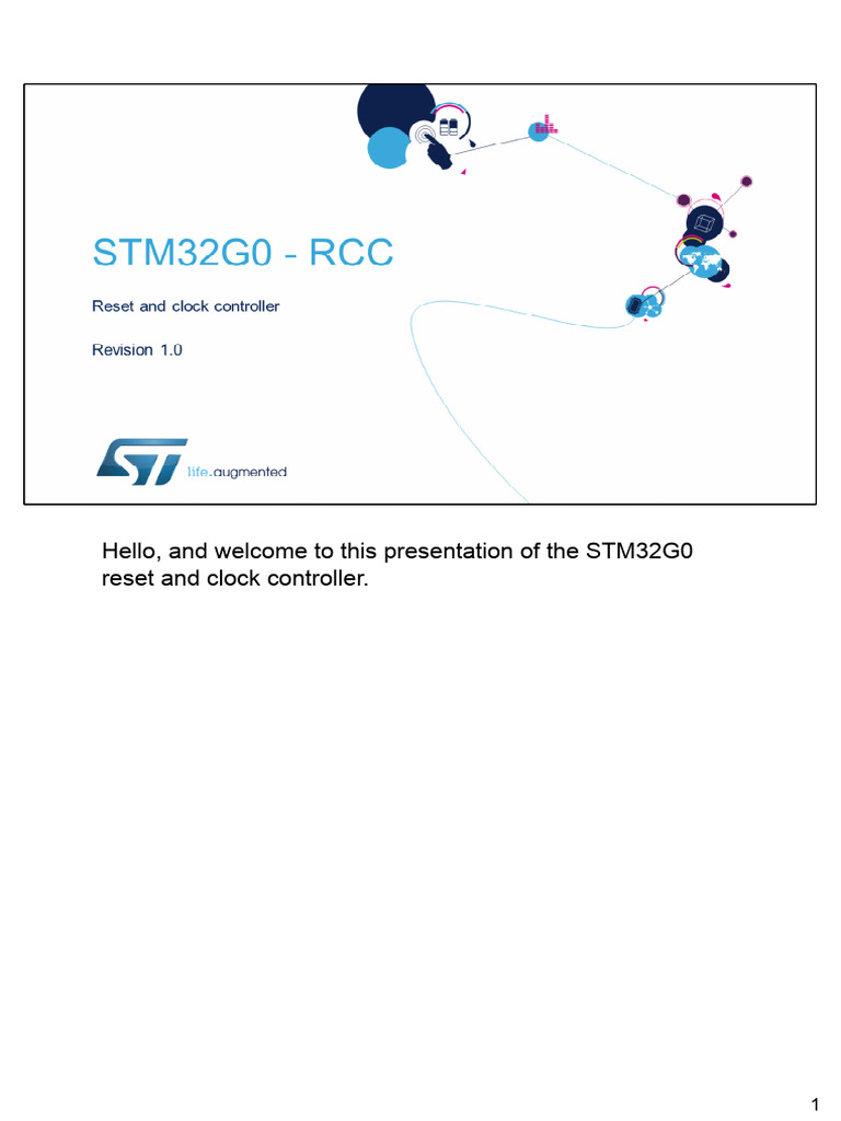 Stm32g0 System Reset And Clock Control Rcc Pdf Electronic Oscillator Microcontroller