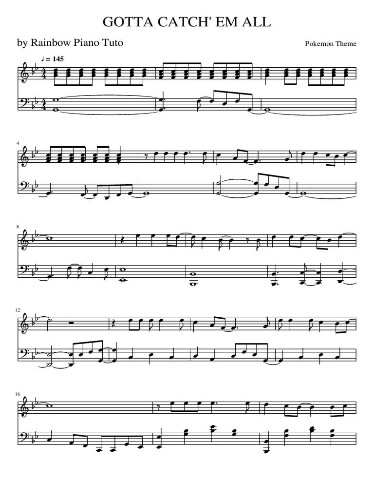 Gotta Catch'em All - Pokemon | PDF | Pokémon